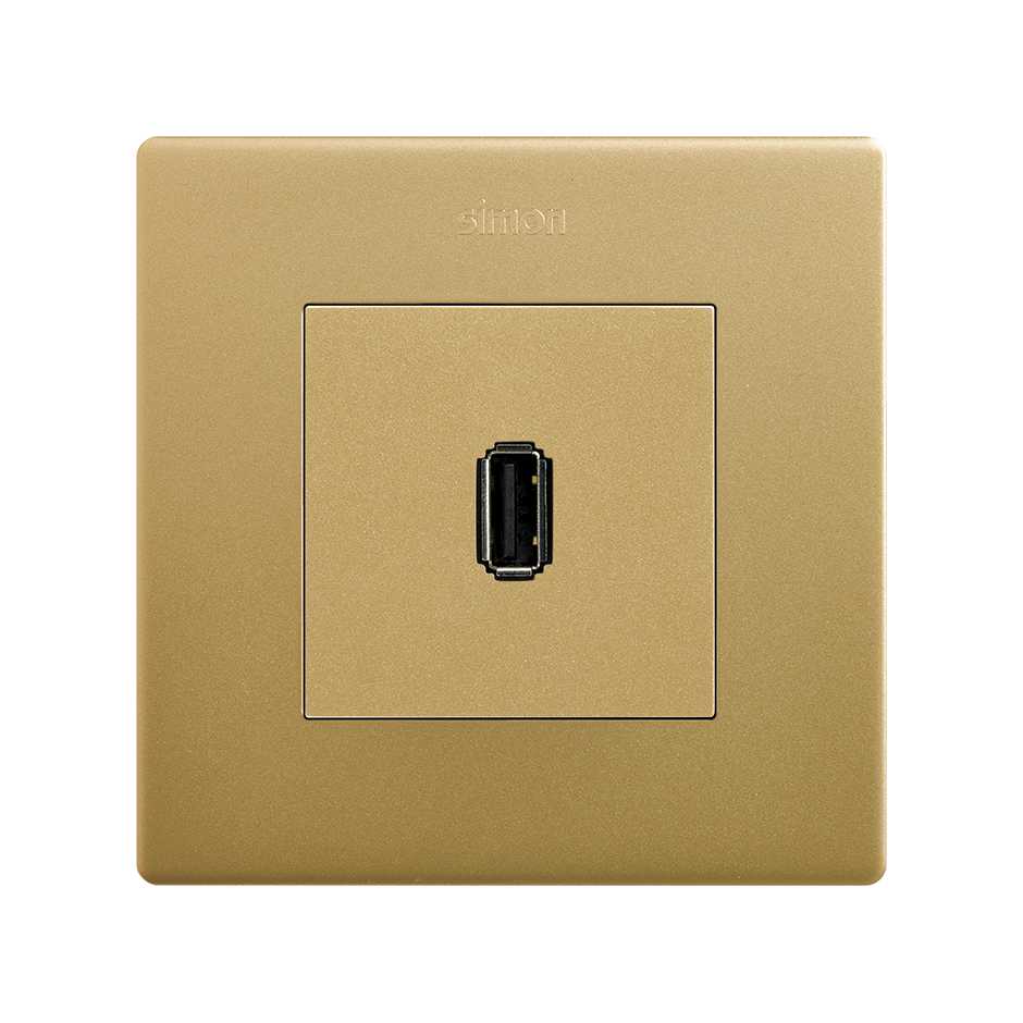 USB 2.0 connector type A gold Simon 270 | SIMON