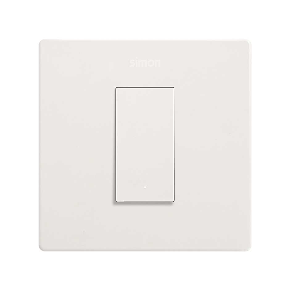 2-way switch 10AX 230V~ with slender rocker with built-in light and ...