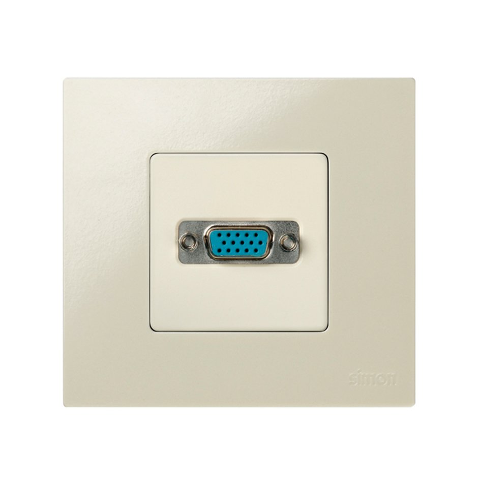 VGA HD15 connector female with screw terminal connection system and ...