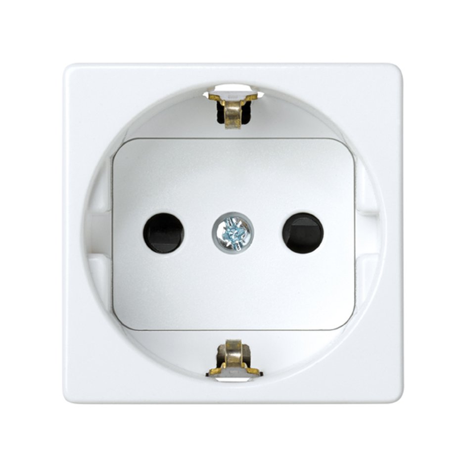 German socket outlet 16A 250V~ with safety device and fast terminal ...