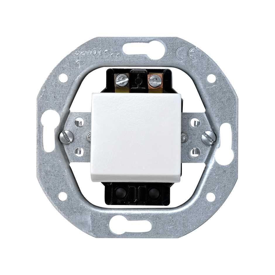 Single-pole switch 10AX 250V~ with screw terminal connection system ...