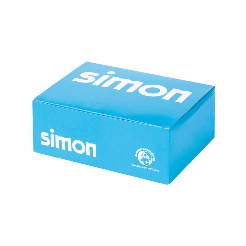 Surface-mount wall box for 3 double elements white Simon 500 Cima | SIMON