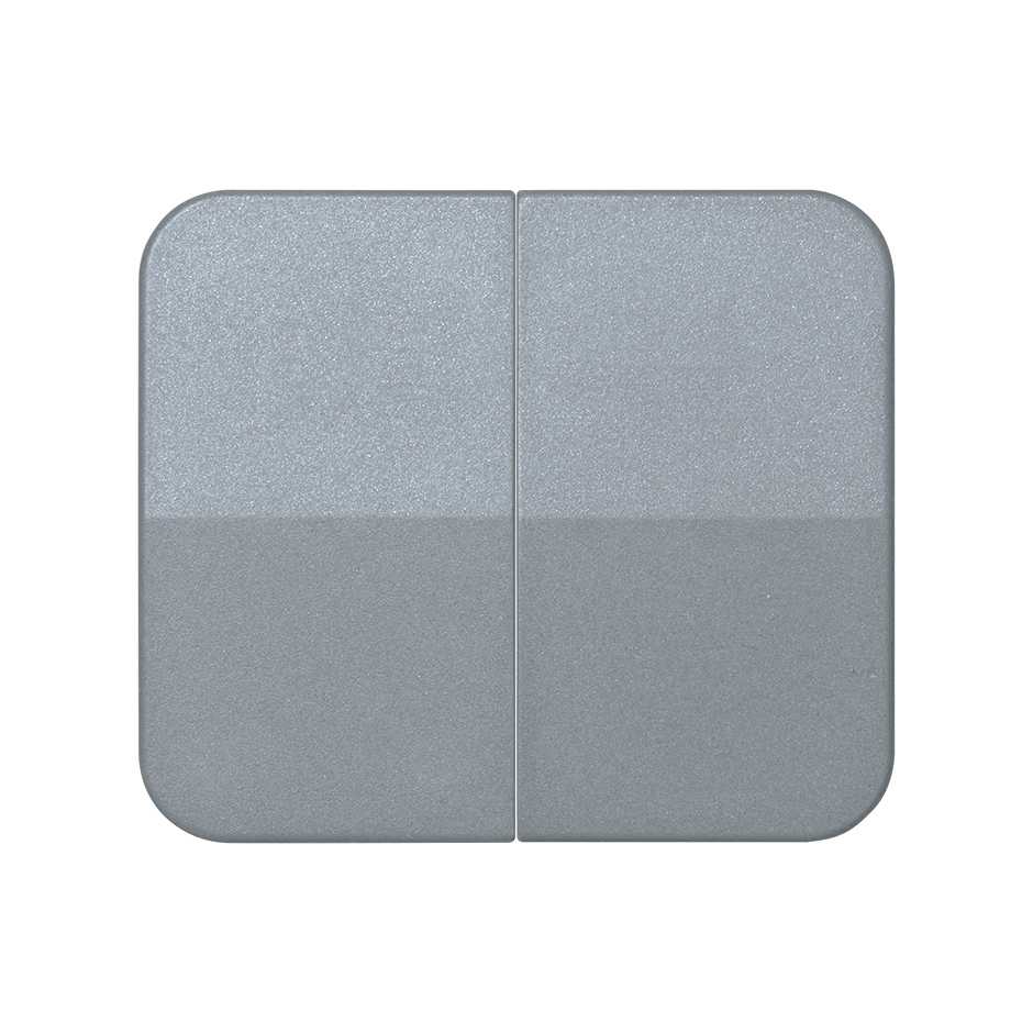 Double rocker for switches grey Simon 75 | SIMON
