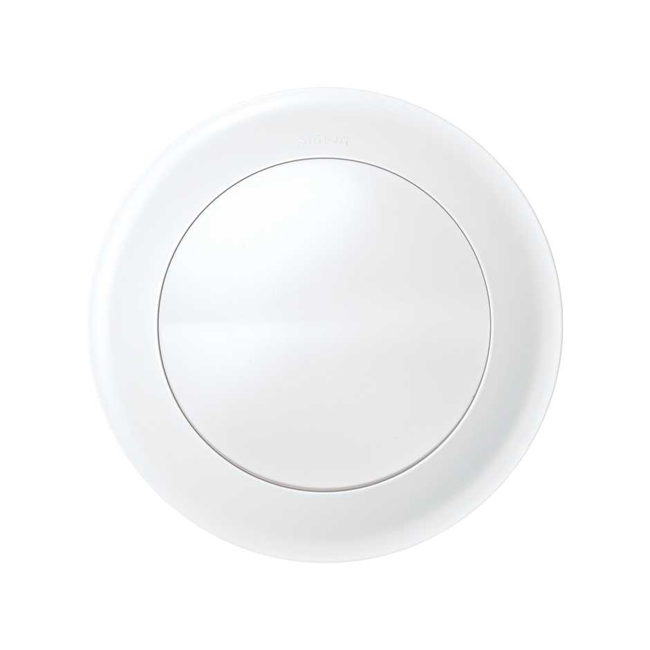 Frame round for 1 element white Simon 88 | SIMON