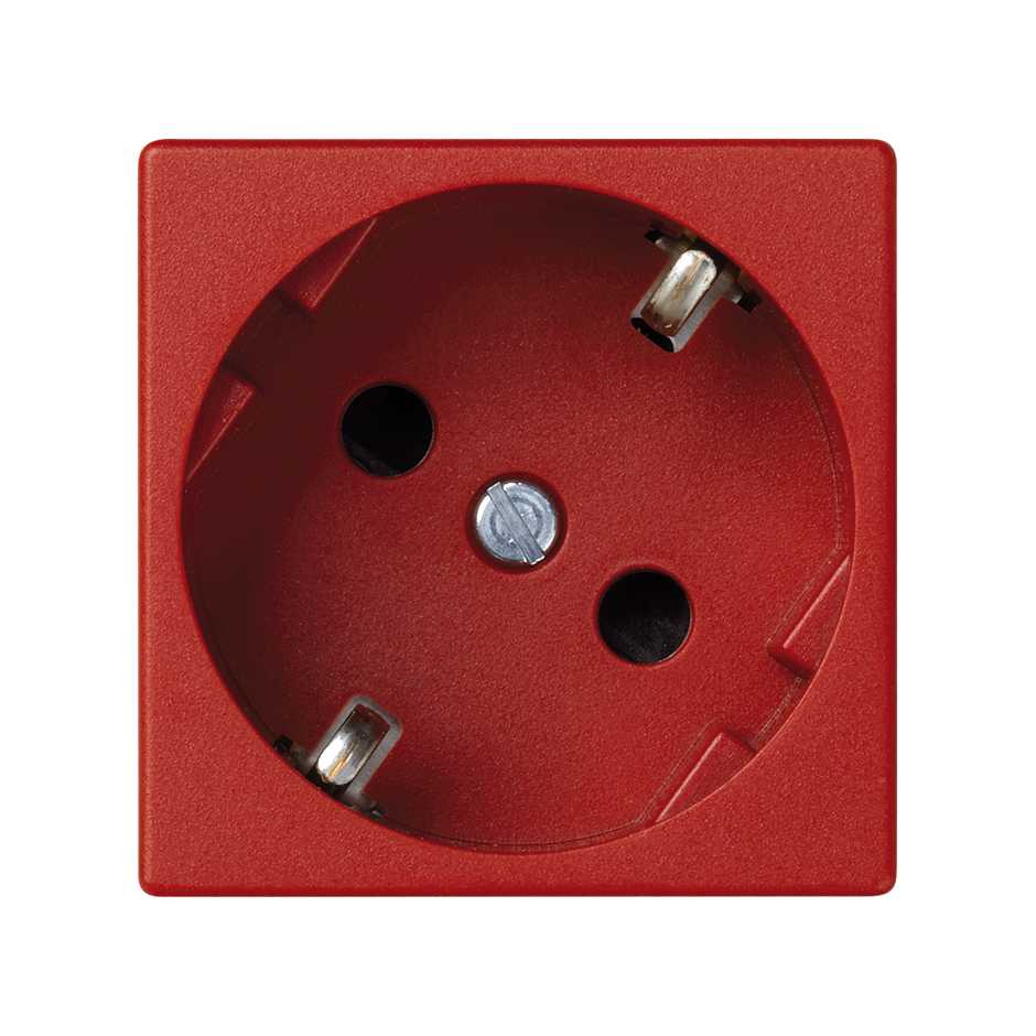 Schuko socket outlet 16A 250V~ with safety device and quick terminal ...