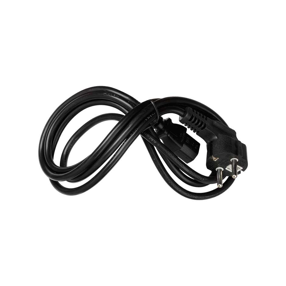 Patch cord 2 metres and quick connection female IEC320-Schuko male plug ...