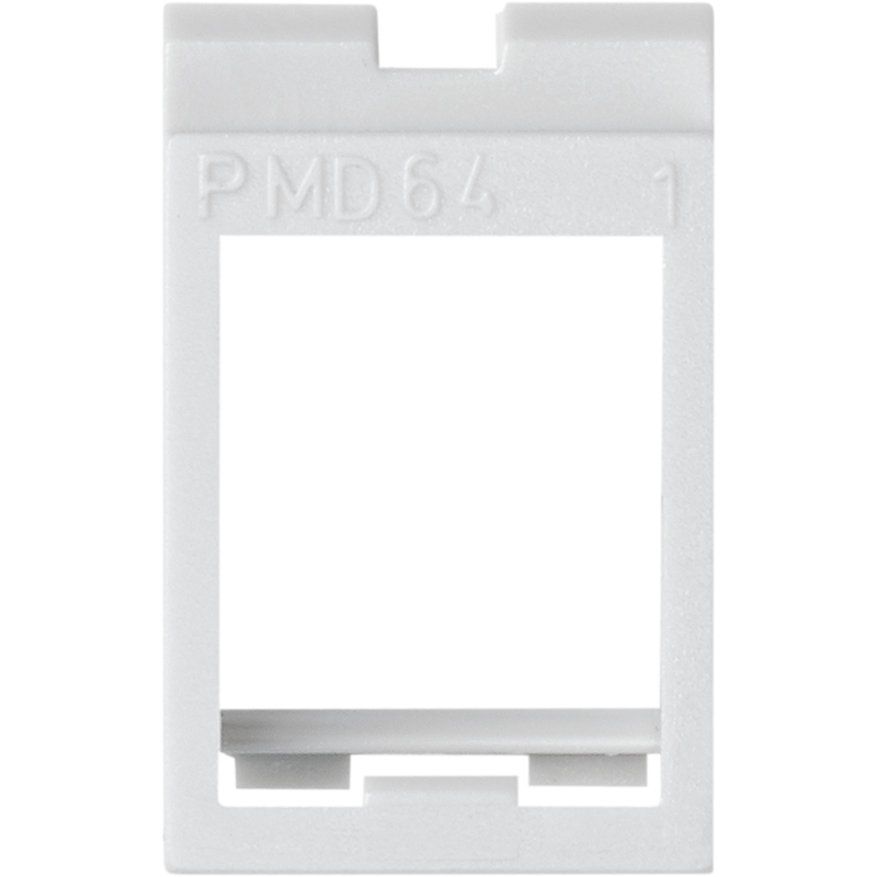 Module for 1 Keystone I RJ45 AMP®, Krone® or BeldenCDT® in angled voice ...