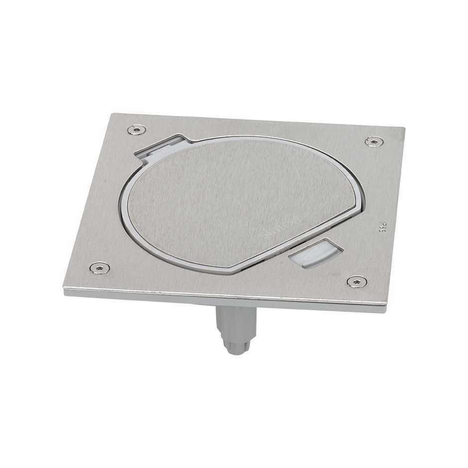 Mechanism-holder unit IP66 with safety lock and French socket outlet ...