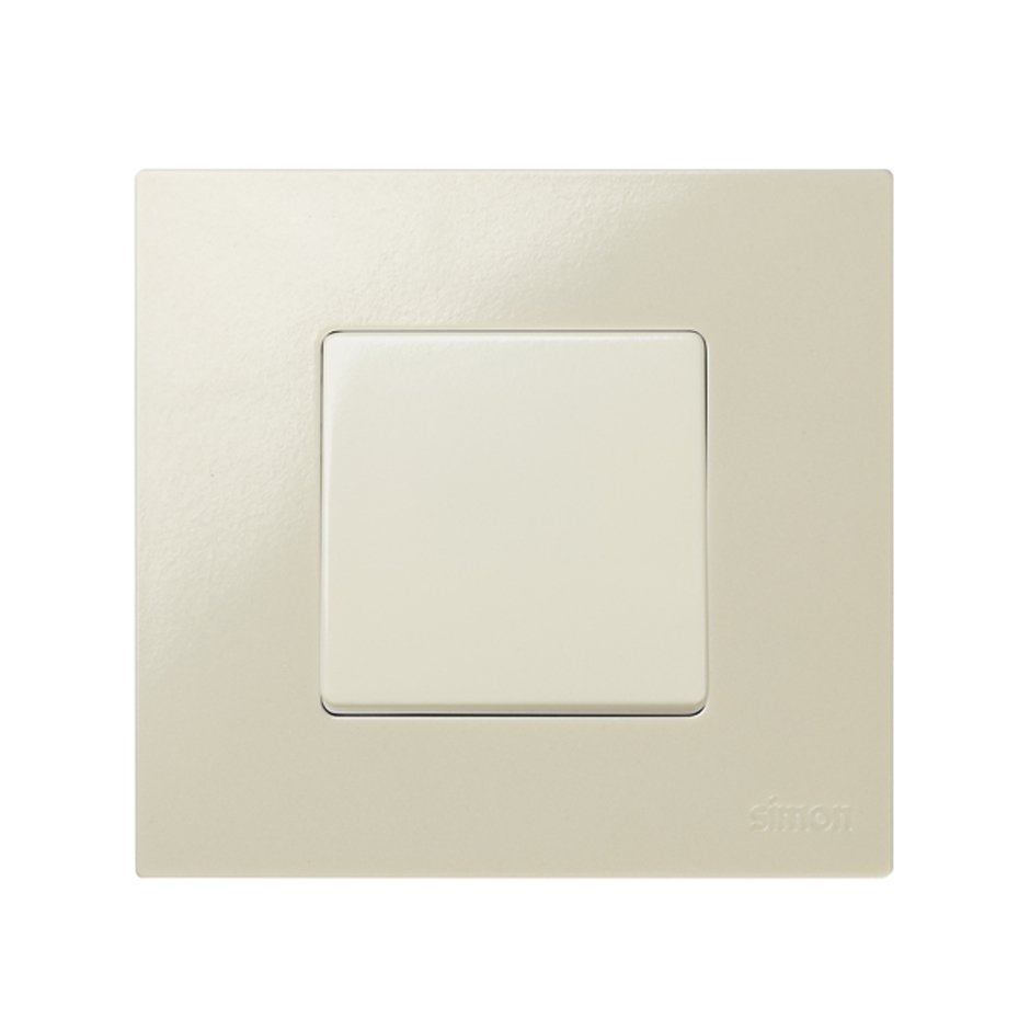 Compact frame for 1 element ivory with frame holder Simon 27 Play | SIMON