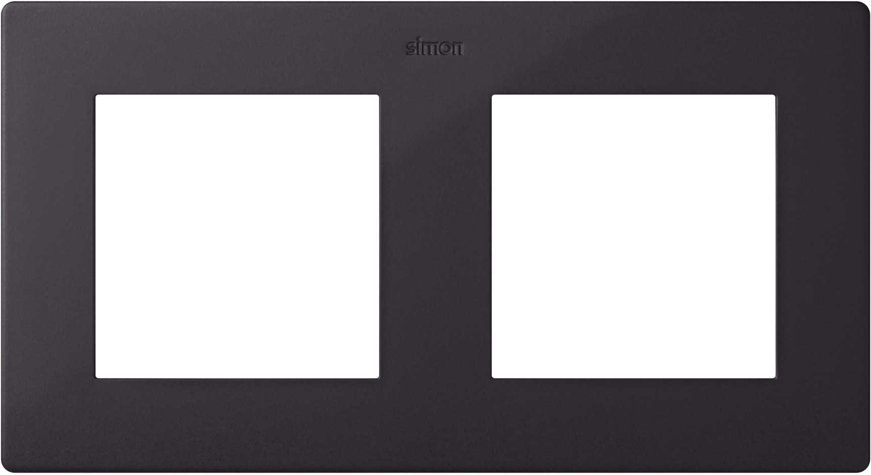 Frame for 2 elements graphite Simon 24 Harmonie | SIMON