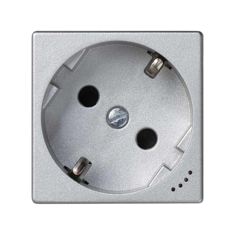 Schuko socket outlet 16A 250V~ with safety device, indicator light and ...
