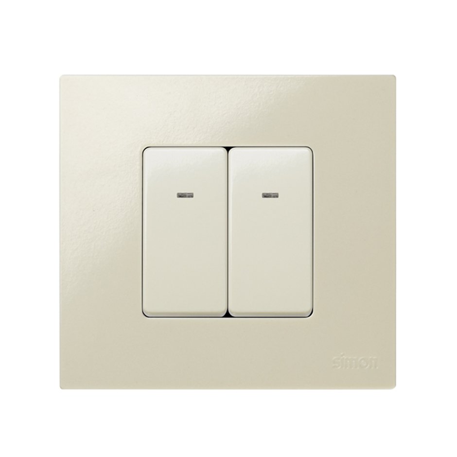 Interruptor bipolar 16 AX 250V~ de medio elemento con piloto ...