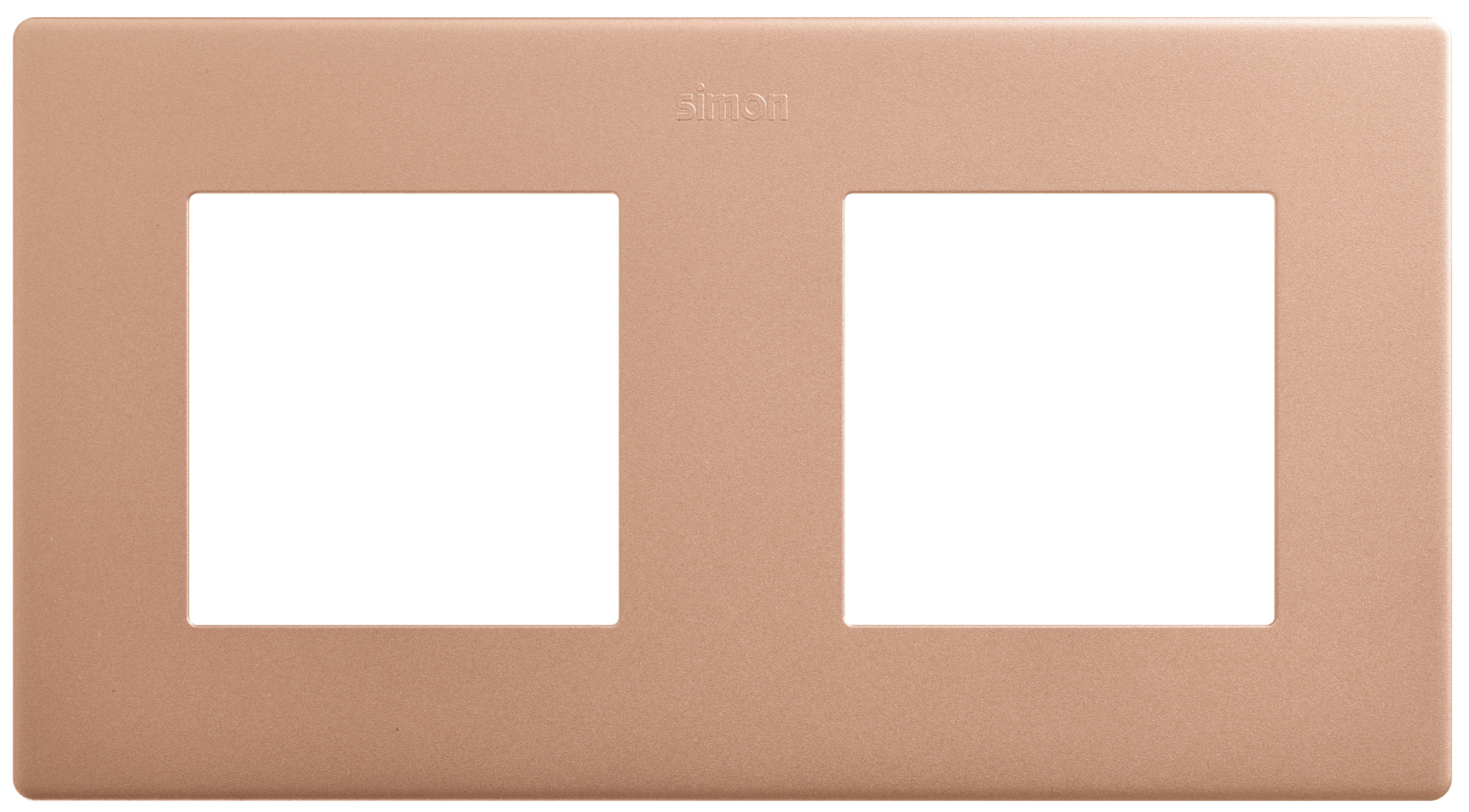 Icon design frame for 2 elements 270 copper Simon 270 | SIMON