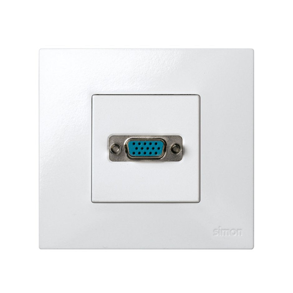VGA HD15 connector female with screw terminal connection system and ...