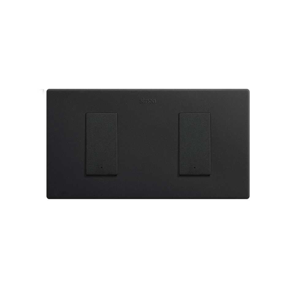 Minima design frame for 2 elements matt black Simon 270 | SIMON