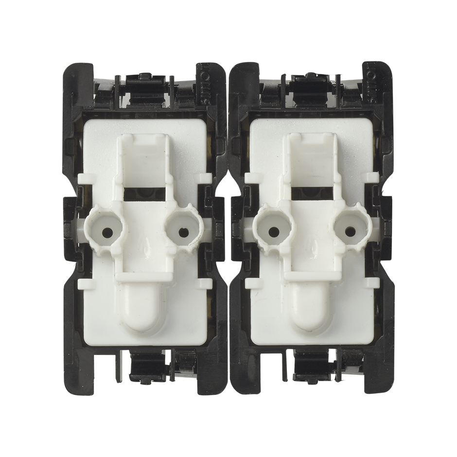Set of 2 crossover switches 10 AX 250V~ with quick terminal connection ...