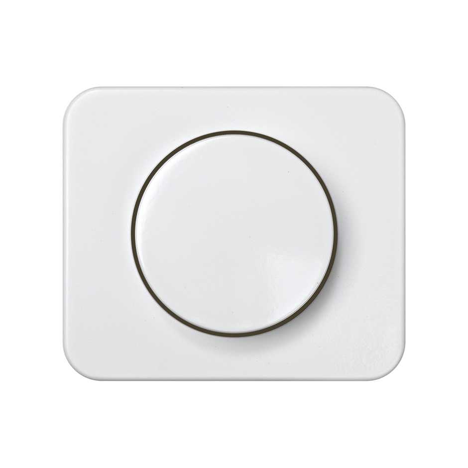 Plate for electronic rotary mechanisms white Simon 75 | SIMON