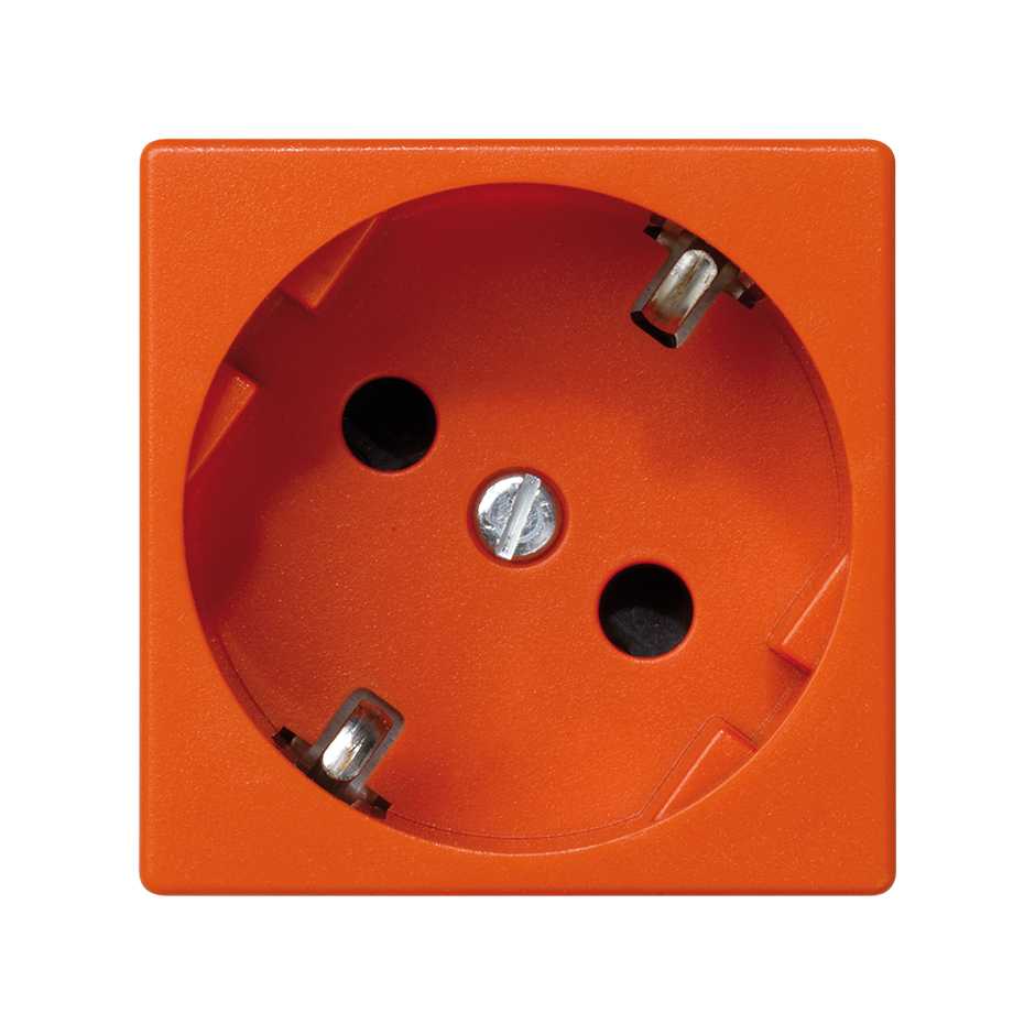 Schuko socket outlet 16A 250V~ with safety device and screw terminal ...