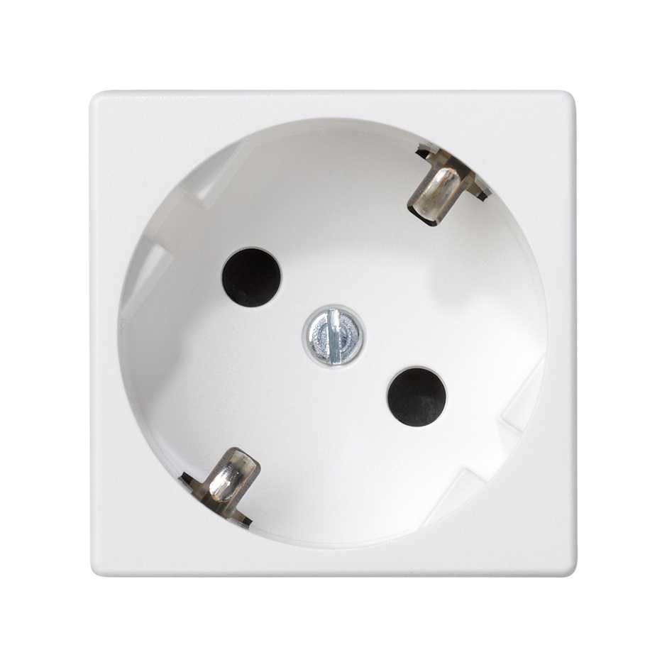 Schuko socket outlet 16A 250V~ with safety device and screw terminal ...
