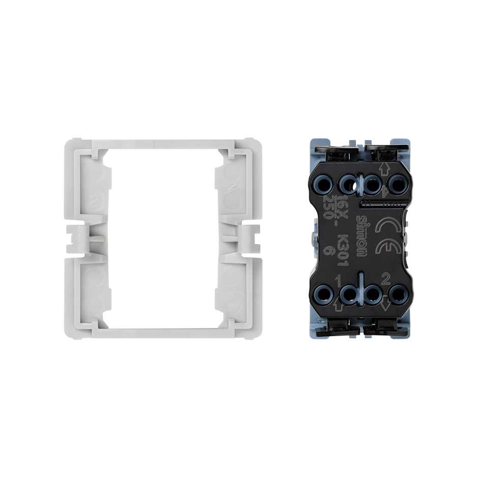 Push button 16A 250V~ with quick terminal connection system Simon K45 | SIMON