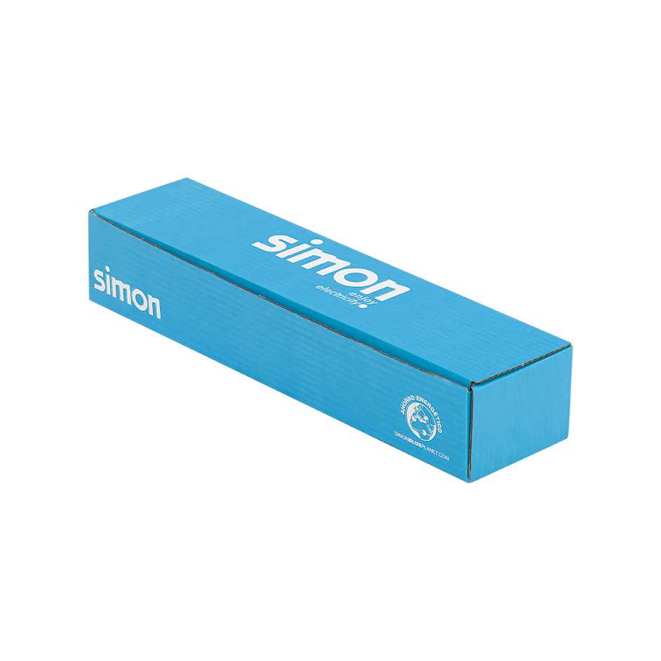 Surface-mount wall box base for 1 element white Simon K45 | SIMON