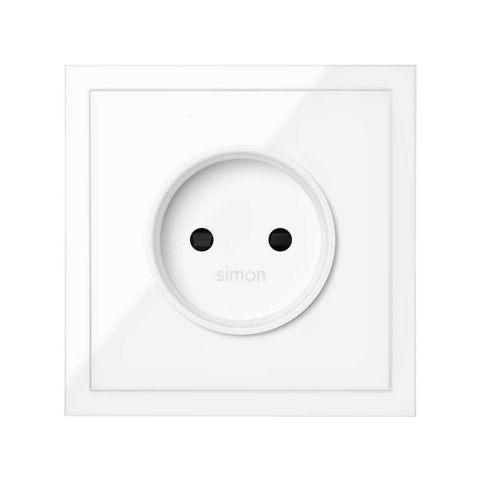 Bipolar socket 16A 250V ~ with connection system 1click® Simon 100 | SIMON