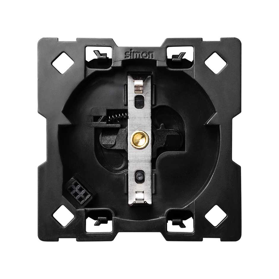 German socket outlet Simon iO 16A 230V~ with screw terminal connection ...