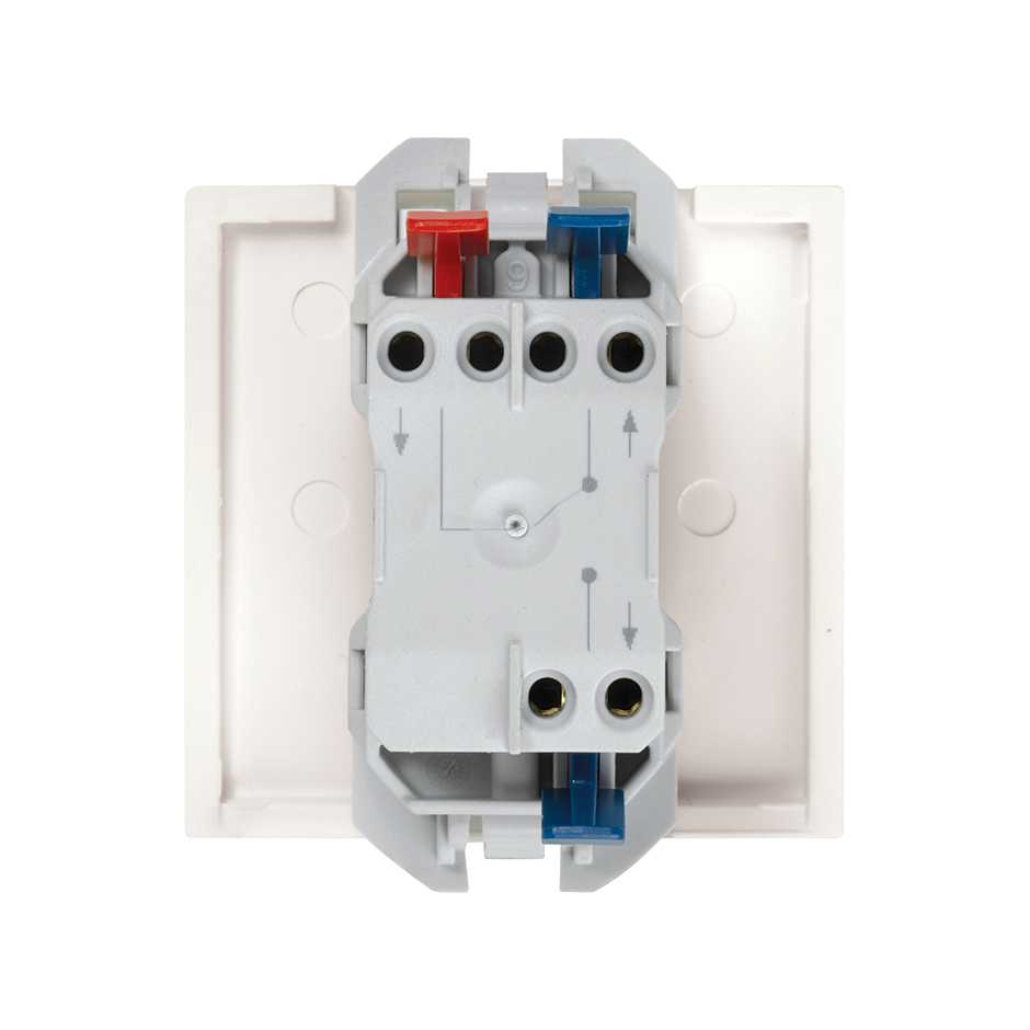 Single-pole push-button switch 10AX 230V~ with fast terminal connection ...