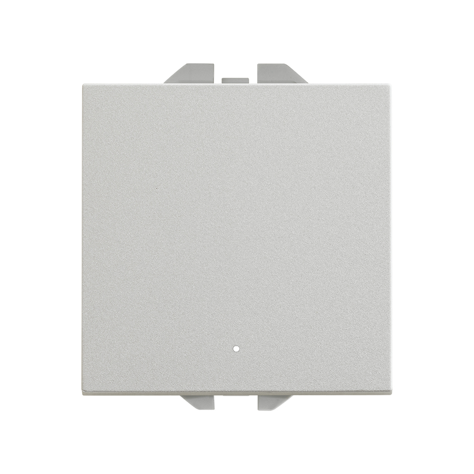 Neutral Push-button Switch w/Light Wide 10A 230V~ aluminium Simon 270 ...