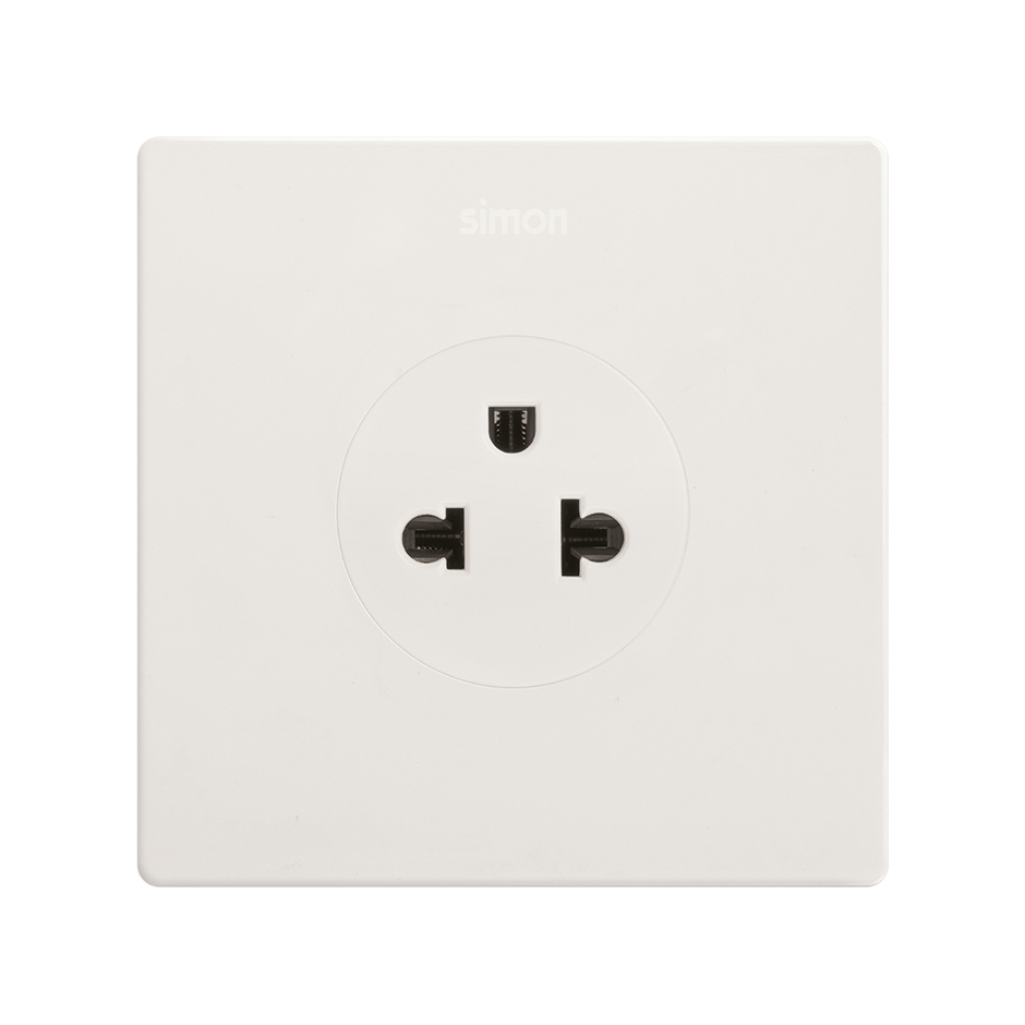 Euro-American socket outlet 16A 127/250 V~ with screw terminal system ...