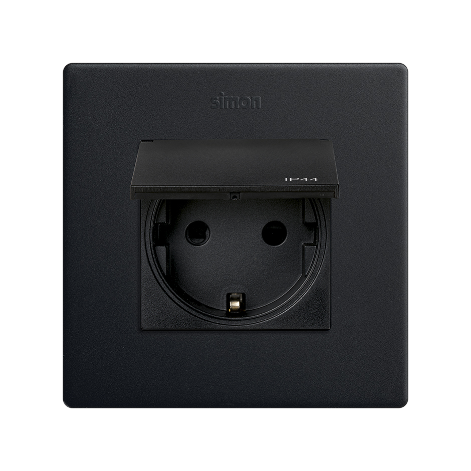 German socket outlet 16A 250V~ with screw terminal connection system ...
