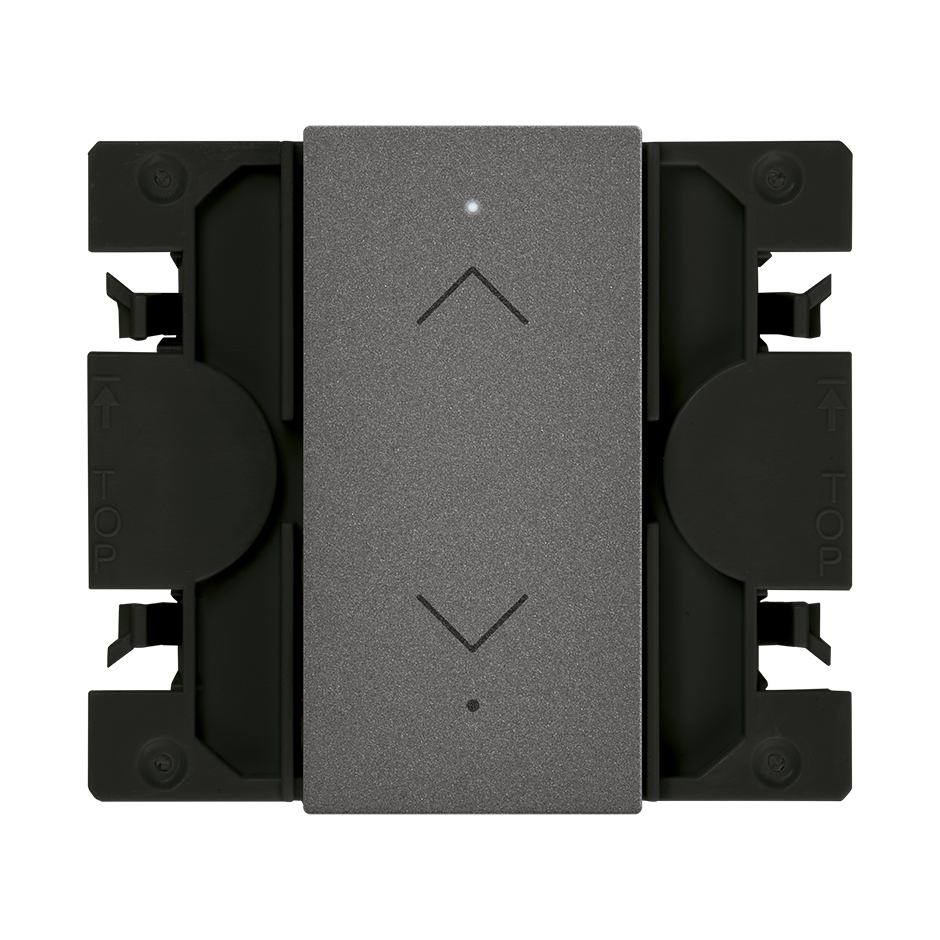 Simon iO master blinds switch with slender rocker titanium Simon 270 ...