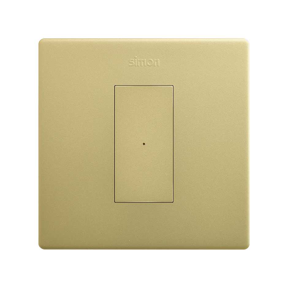 Simon iO electronic 2-way switch with slender rocker bronze Simon 270 ...
