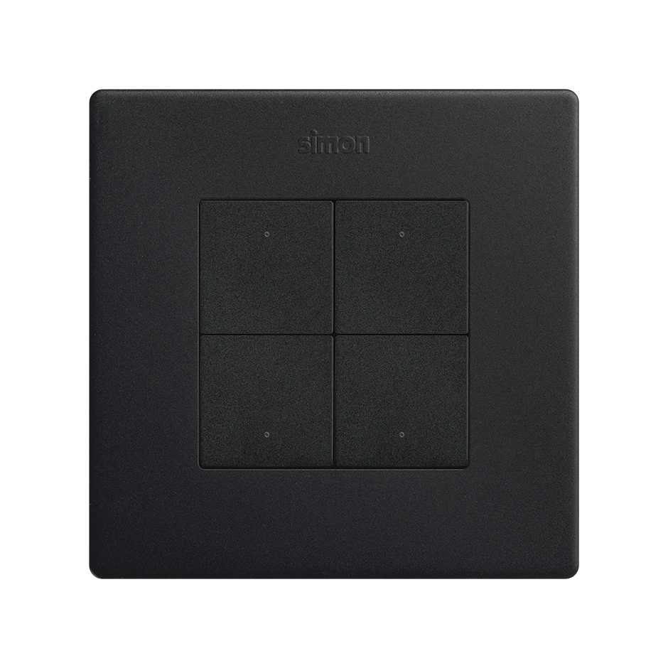 Simon iO master keypad 4 functions for creating experiences matt black ...