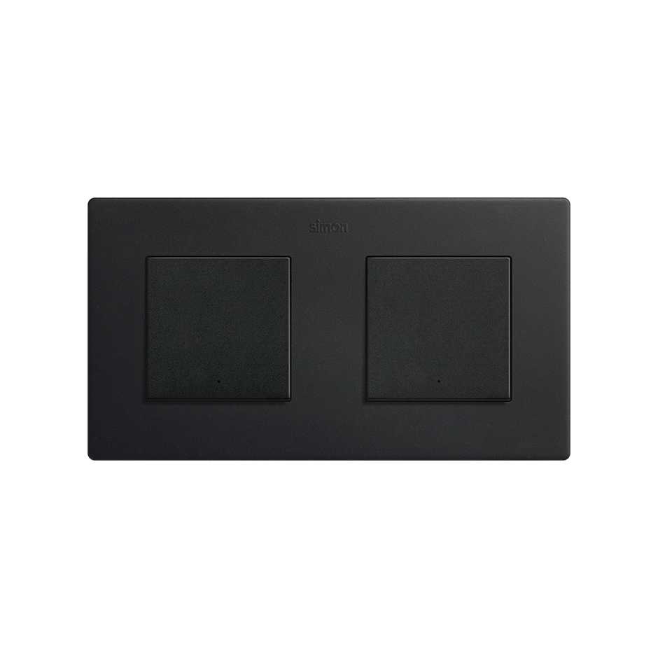 Frame for 2 elements 270 matt black Simon 270 | SIMON