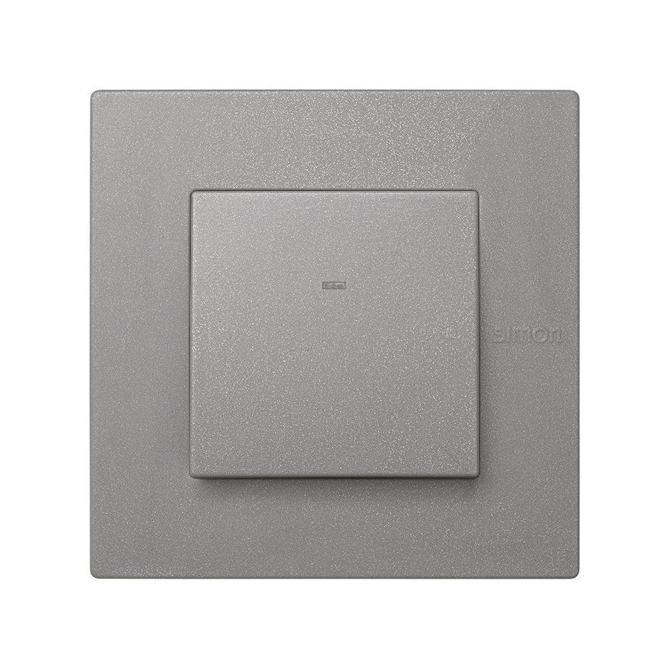 Tecla individual con visor gris esmeril Simon 27 Scudo | SIMON