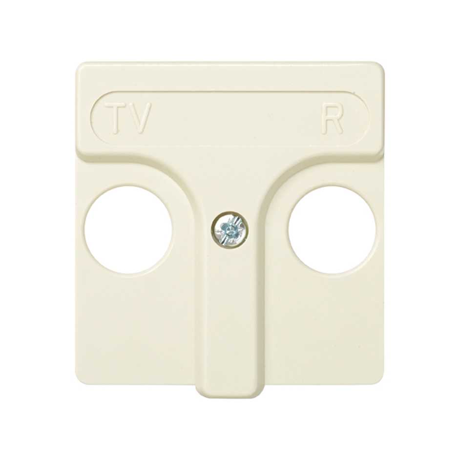 Plate for inductive R/TV sockets ivory Simon 27 Play | SIMON
