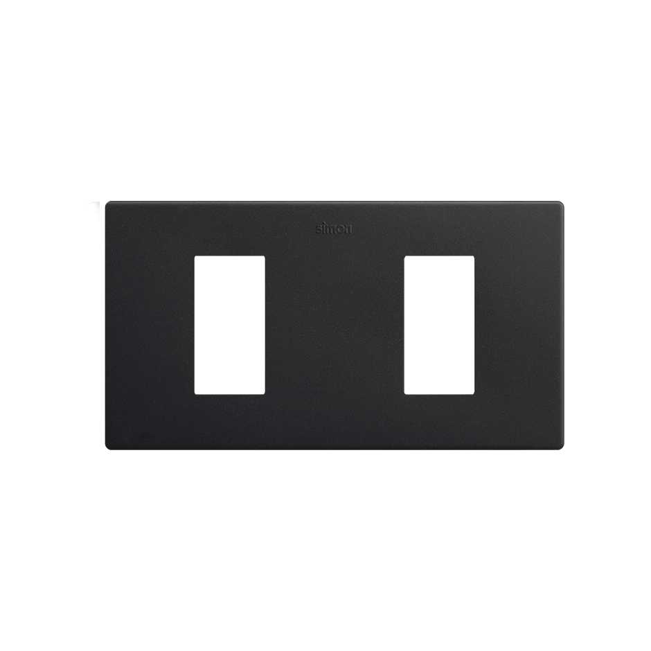 Minima design frame for 2 elements matt black Simon 270 | SIMON