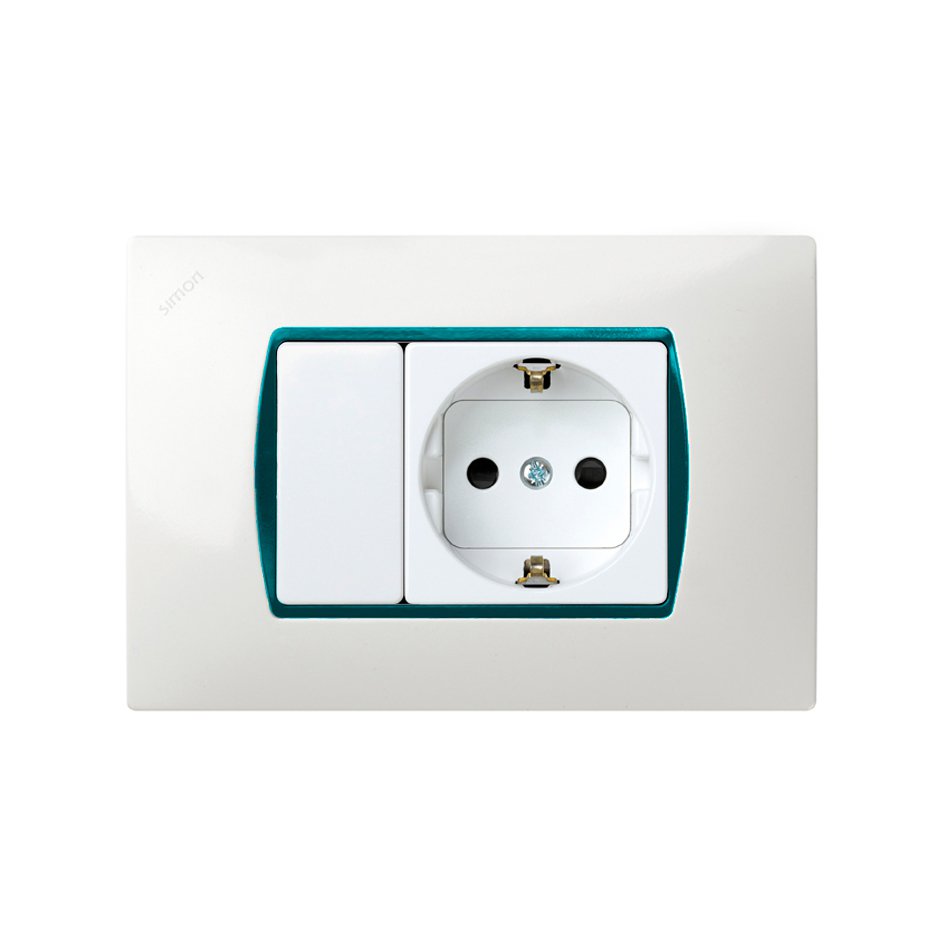 Intermediate piece for 3 half elements mint Simon 27 | SIMON