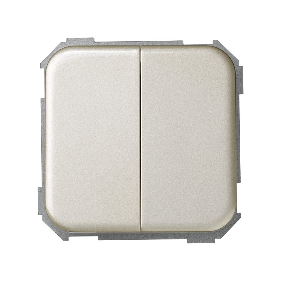 Set of 2 push buttons 10A 250V~ (2 inputs+2 outputs) mech.blinds ...