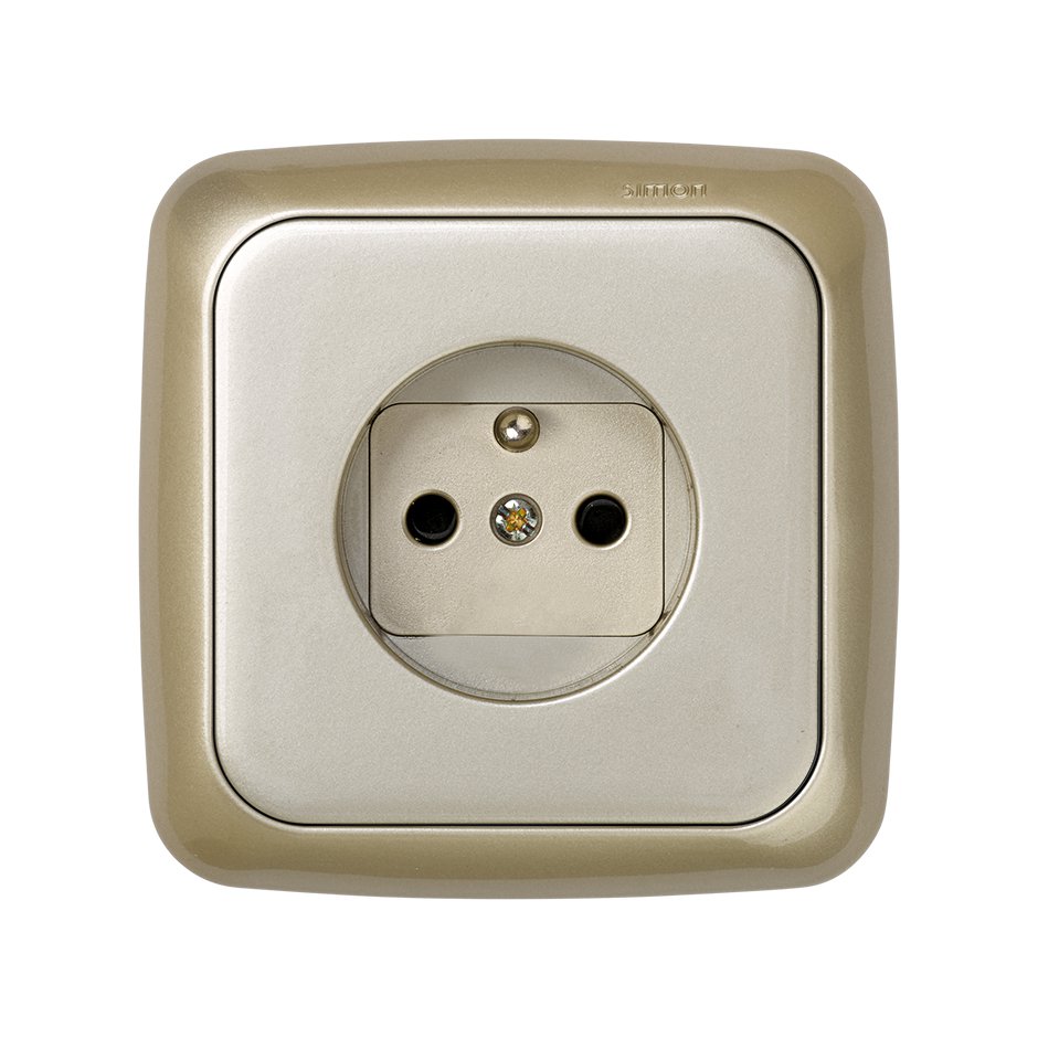 French socket outlet 16A 250V~ with safety device and screw terminal ...