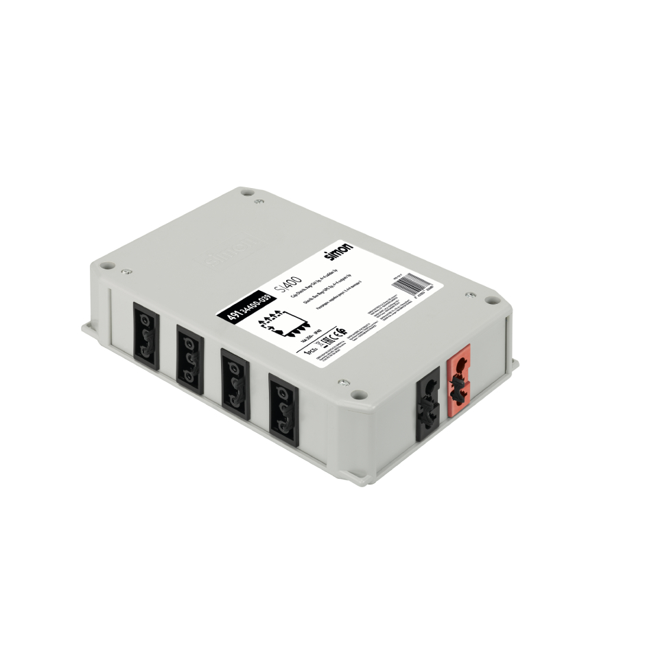 Caja distribuidora de 2 circuitos con 1 entrada de 3p con figura ...