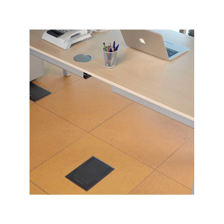 Shallow floor box kit raised/concrete floor 4 elements with 1 double ...