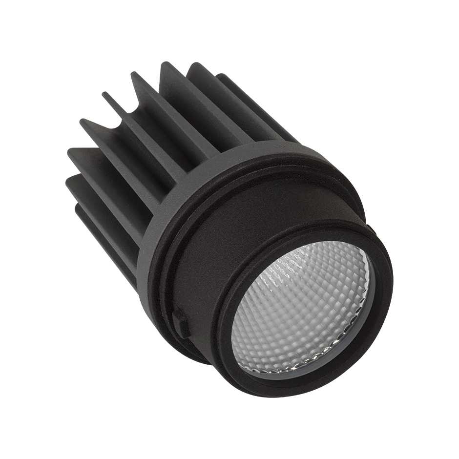 Modulo Downlight LED 704 2700K WF DALI Negro | SIMON