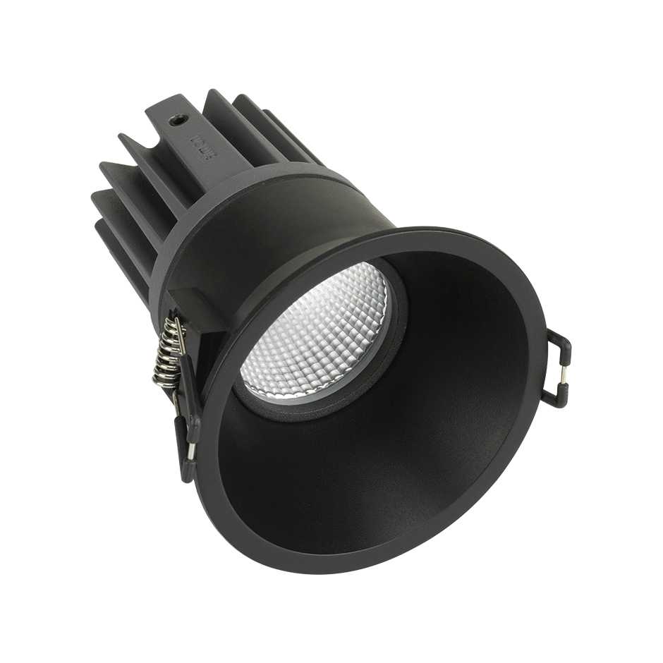 Downlight 704 Round Confort Black Frame | SIMON