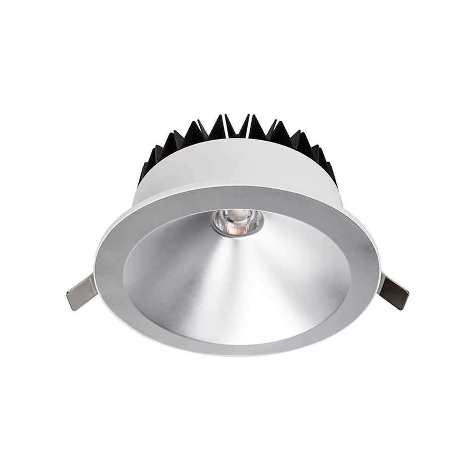 Downlight Simon 735.30 Blanc neutre Extensive 1-10V Aluminium | SIMON