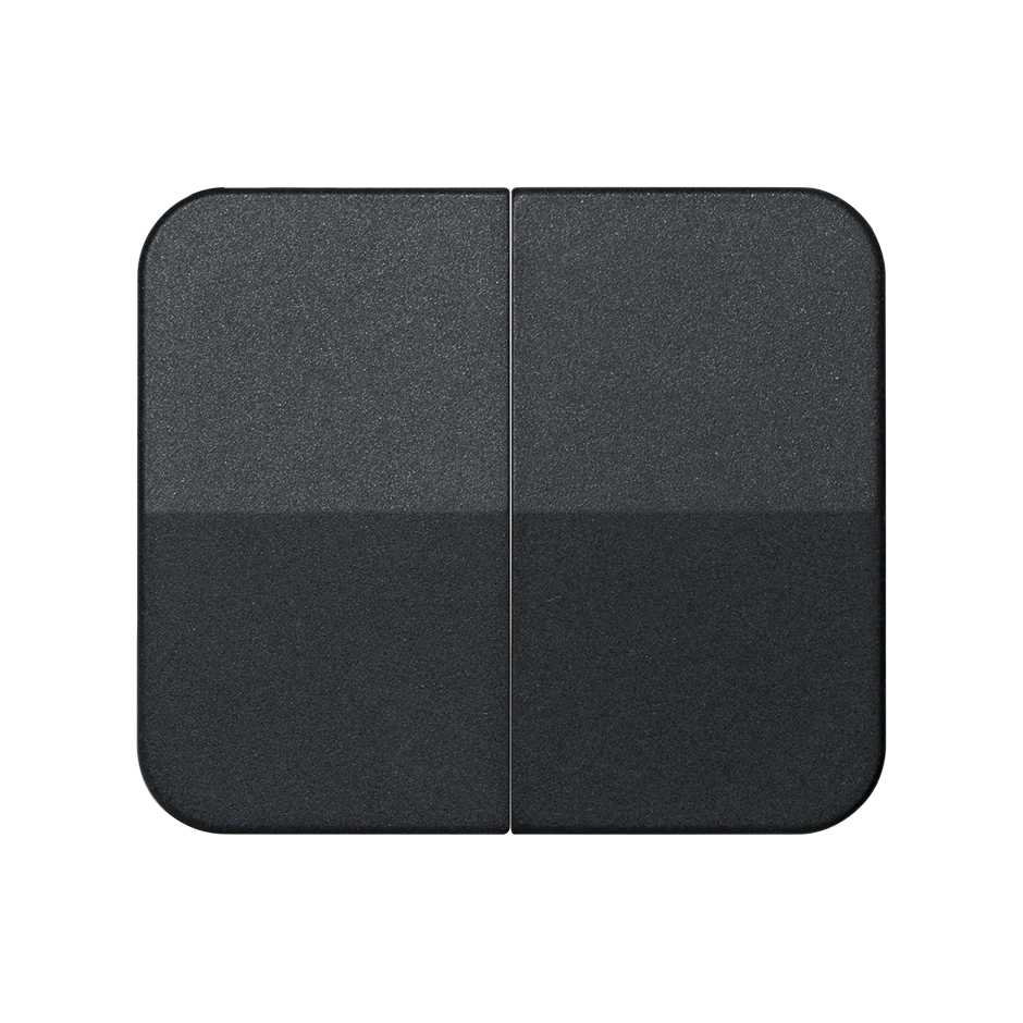 Double rocker for switches graphite Simon 75 | SIMON