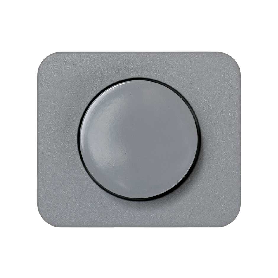 Plate for electronic rotary mechanisms grey Simon 75 | SIMON