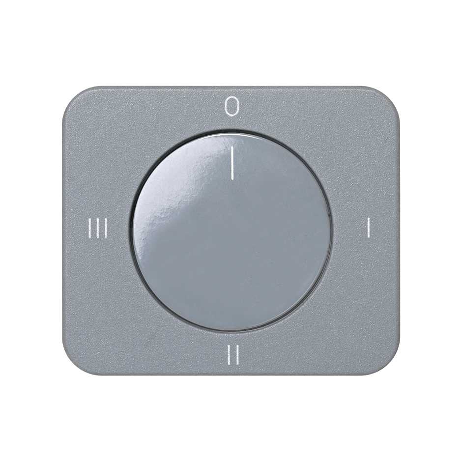 Cover for 2-way rotary switch with 4 positions and 0-I-II-III symbol ...