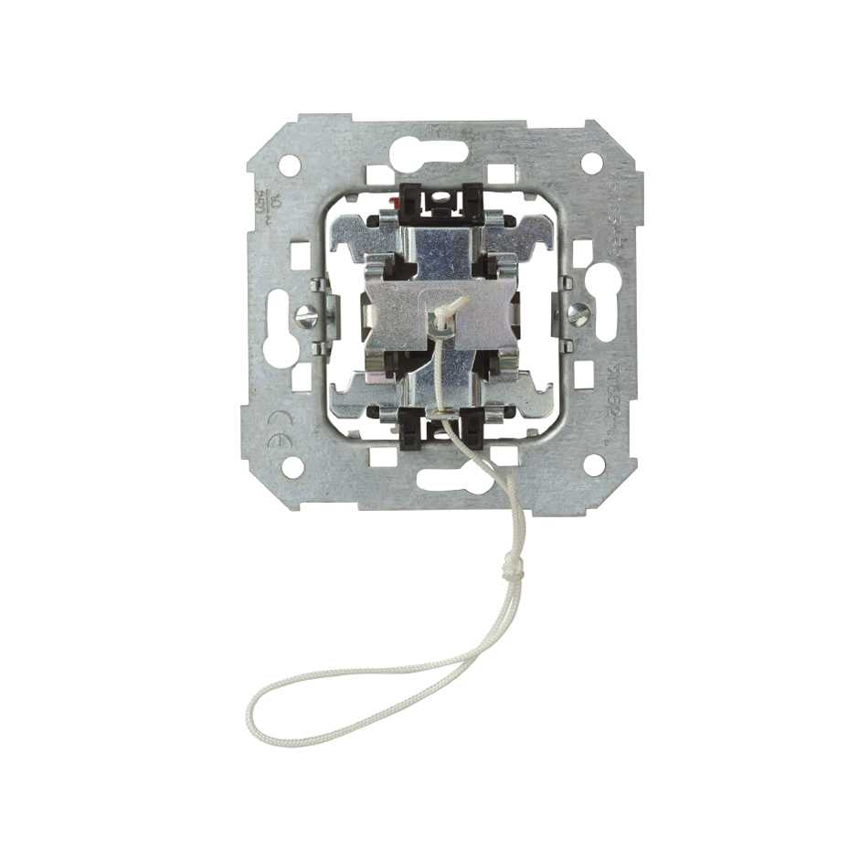 Pull-cord push-button switch 10A 250V~ with fast terminal connection ...